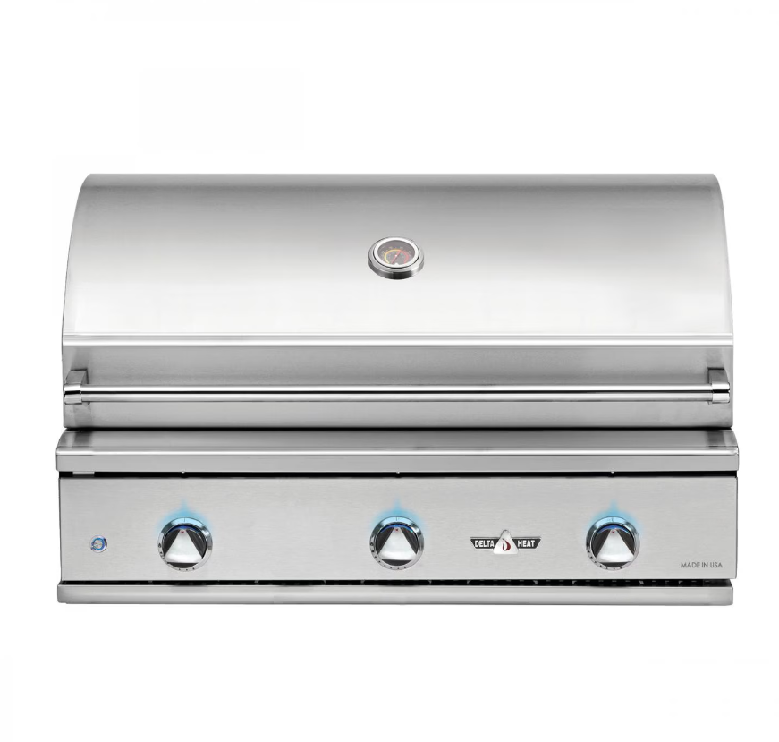 Delta Heat DHBQ38G-DL 38-Inch 3-Burner Built-In LP Gas Grill Replaceme ...