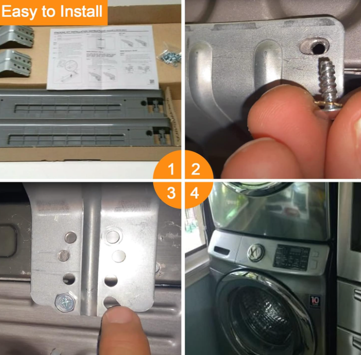 Washer Dryer Stacking Kit for Samsung 27-Inch Front-Load Washers and D ...