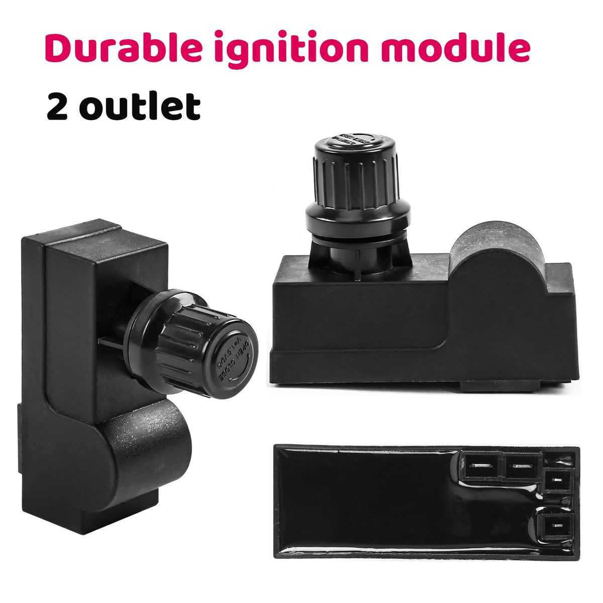 2 Outlet Ignition Kit for Ducane, Switch Spark Generator Push Button K ...