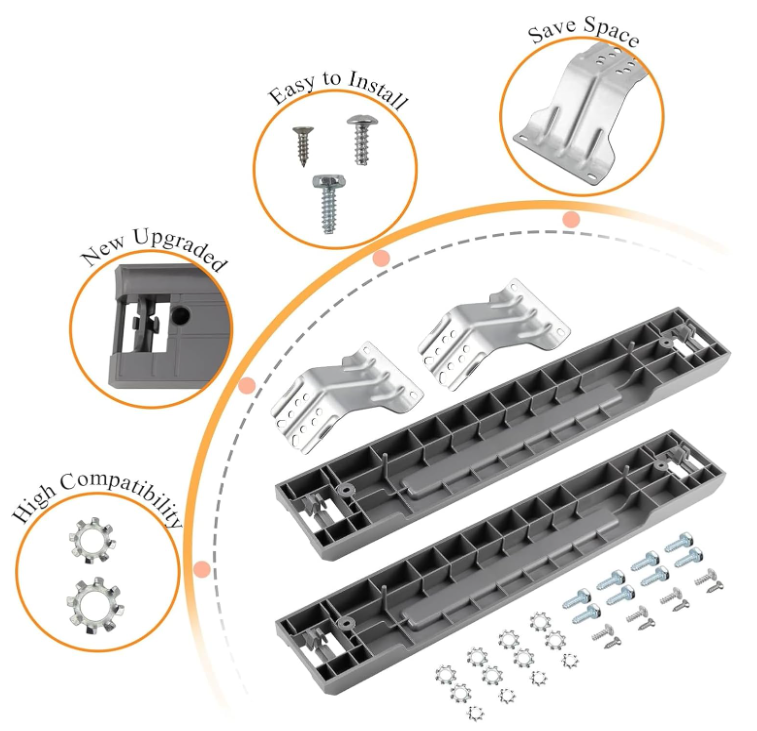 Washer Dryer Stacking Kit for Samsung 27-Inch Front-Load Washers and D ...