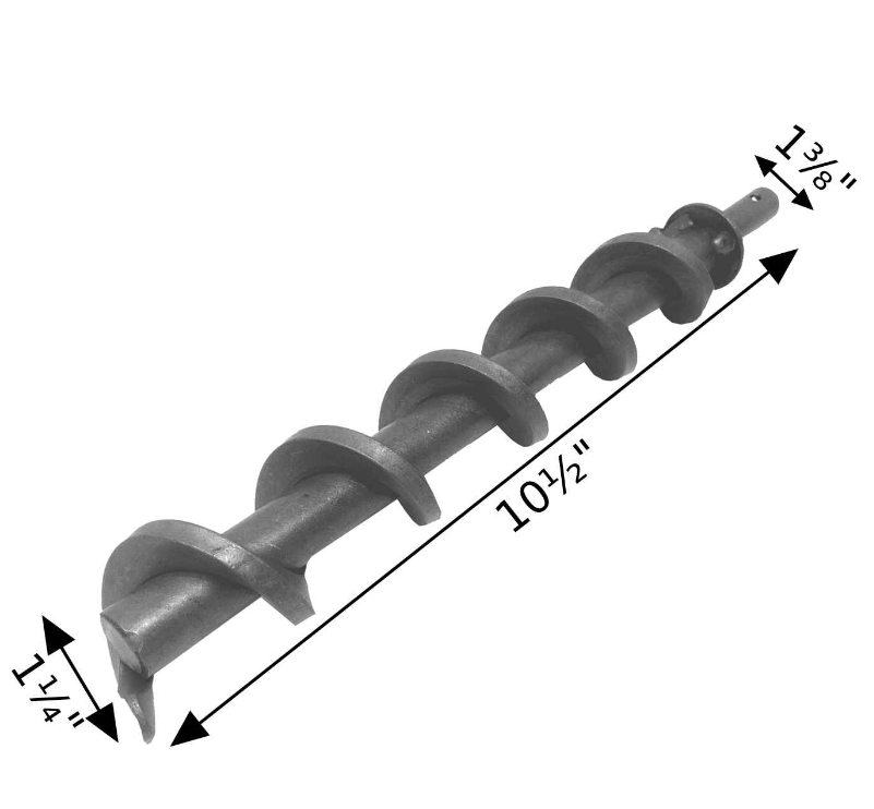 74170 Auger Flighting Shaft 10.6" for Pit Boss 340, 440 Deluxe, 440D2 ...
