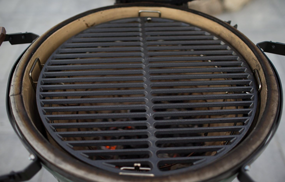 15.5" Cast Iron Cooking Grate Grids for Medium Big Green Egg Kamado Gr ...
