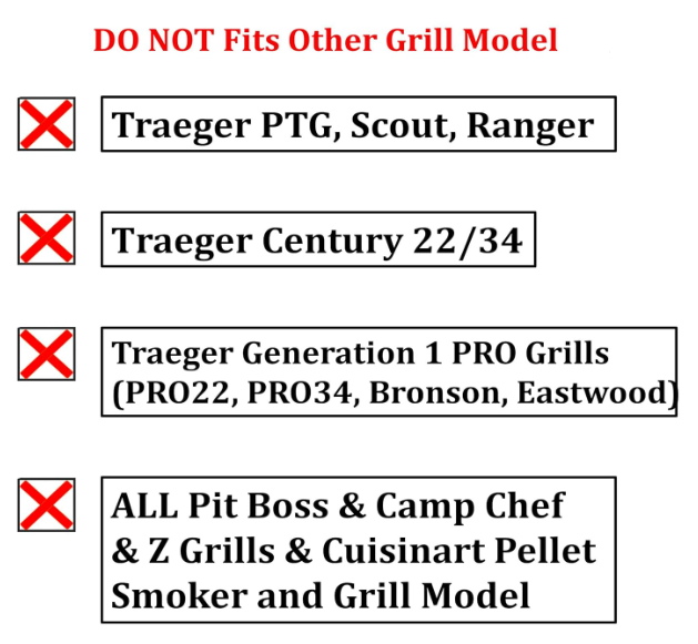 Thermocouple Probe for Traeger Silverton 620 & Silverton 810 Wood Pell ...
