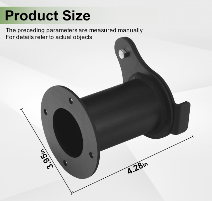 2" Teardrop Flanged Vent Damper for UDS Ugly Drum Lid Exhaust 16, 30 a ...