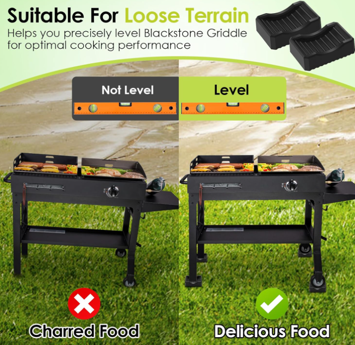 4 Pack Grill Levelers for Blackstone Leveling Kit, Griddle Leveling Sh ...