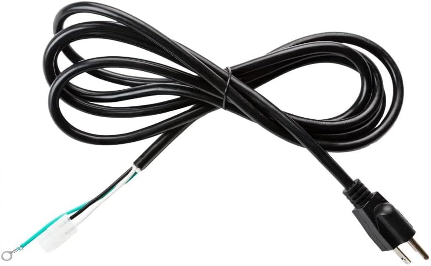 6 Ft Power Cord Replacement Part for Rec Tec RT-2500 BFG, RT-300 Mini ...