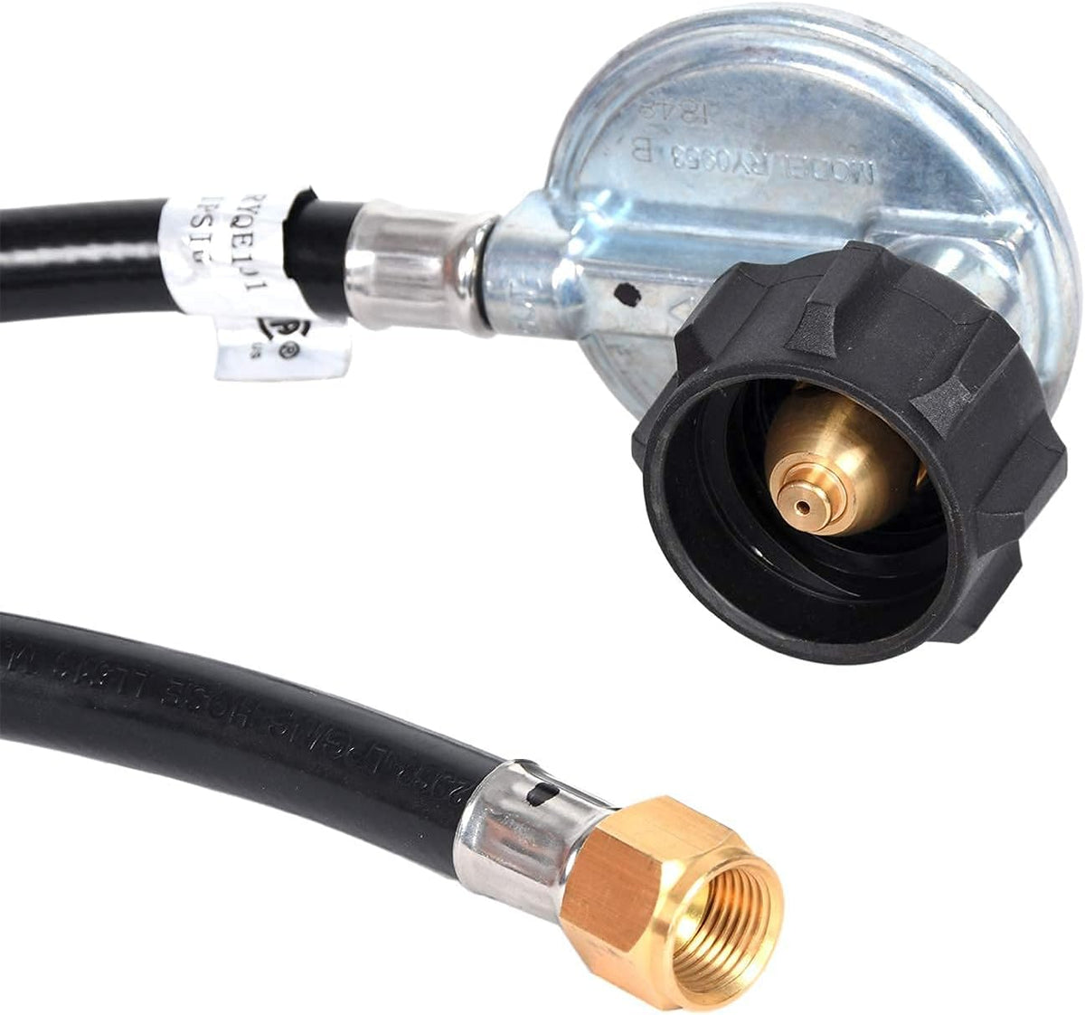 12 Feet Hose Regulator Kit - QCC1/Type 1 Propane Tank Conversion Kit ...