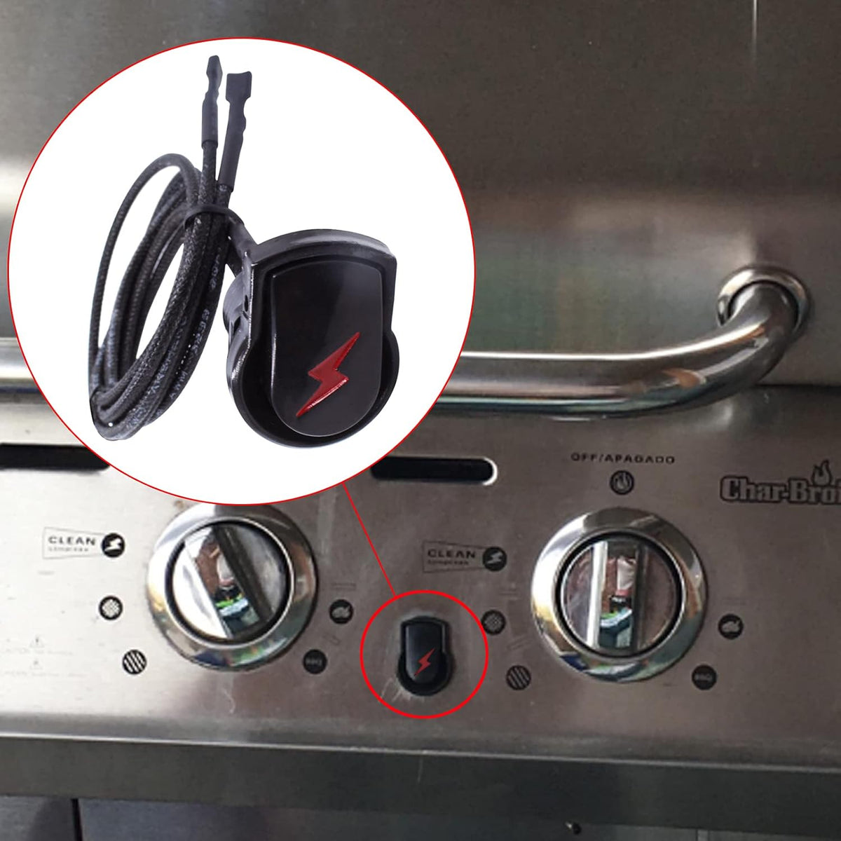 Gas Bbq Char-Broil Replacement - Electronic Igniter Switch Kit For Gas ...