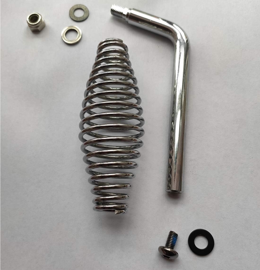 5" Spring Handle with 1/2" Steel Rod for BBQ Pits Trailers, Custom Met ...