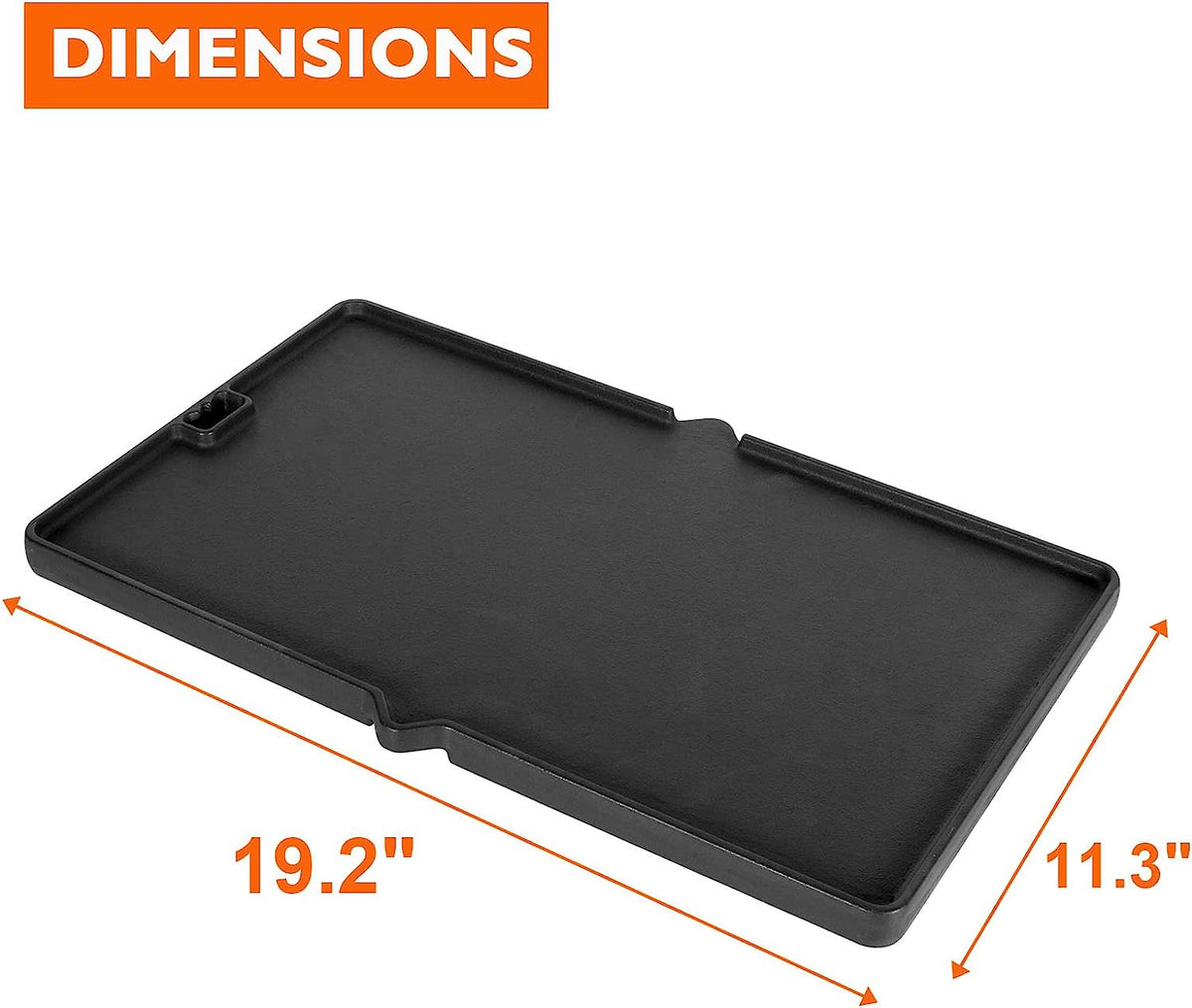 7404 Reversible Cast Iron Griddle Insert for Weber Summit 400/600 Seri ...