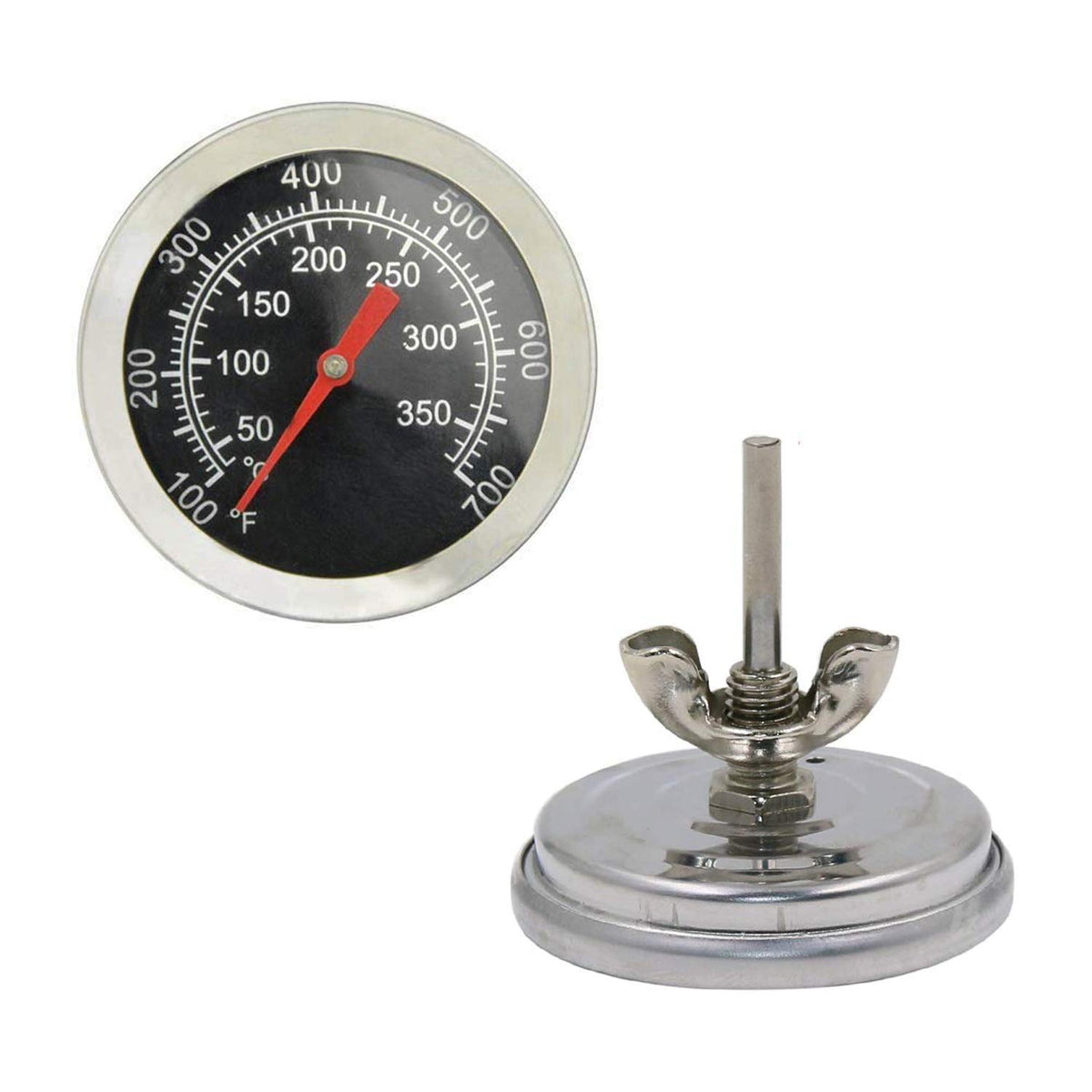 2'' Grill Thermometer Smoke Temp Gauge for Nexgrill Gas Grills ...