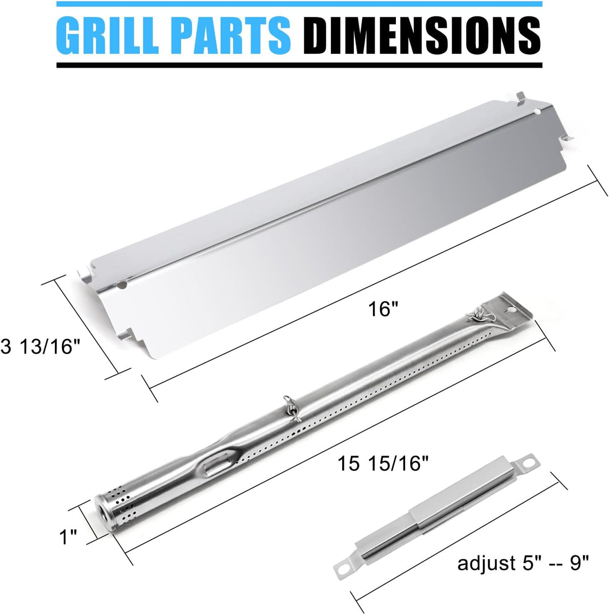 Repair Parts Kit for Char-Broil 4 Burner 463244011, 463257010, 4662713 ...