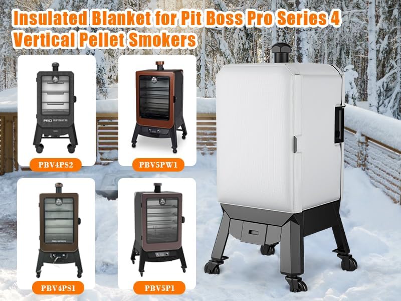 Grill Thermal Insulated Blanket for Pit Boss Pro Series 1077-sq, II 4 ...