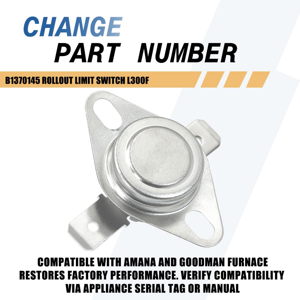 Furnace Limit Switch L300F Compatible with Goodman Amana Janitrol Furn ...