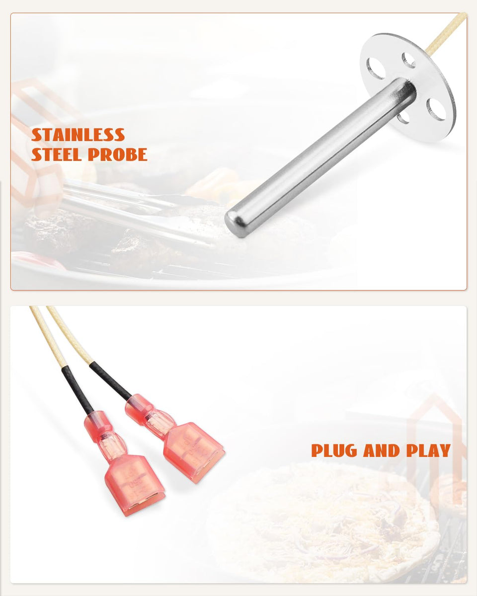 RTD Temperature Probe Sensor for Rec Tec/RecTeq Bullseye 380, RT-B380 ...