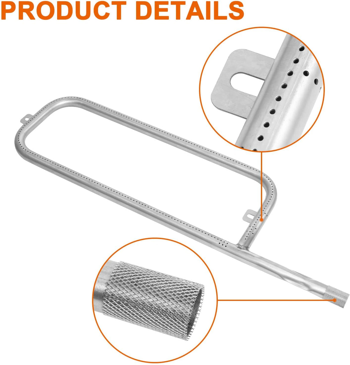 69475 Burner Tube Kit for Weber Traveler Portable Gas Grills, Grill Bu ...