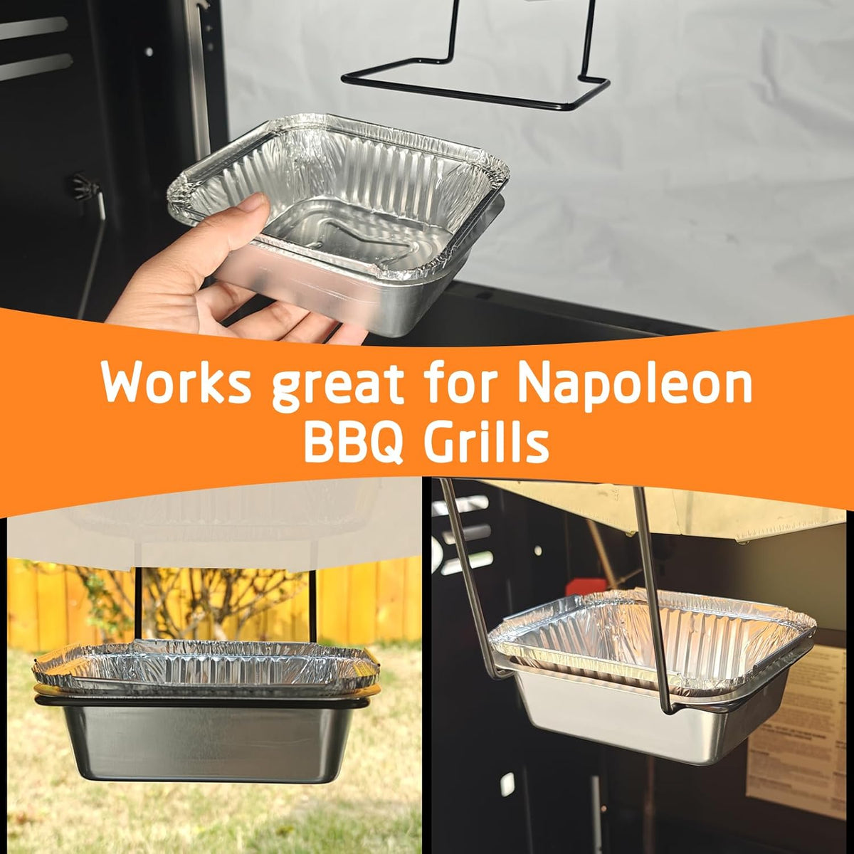 62007 Grease Drip Pan Liners 20 Pack fits for Napoleon Prestige I-II-I ...