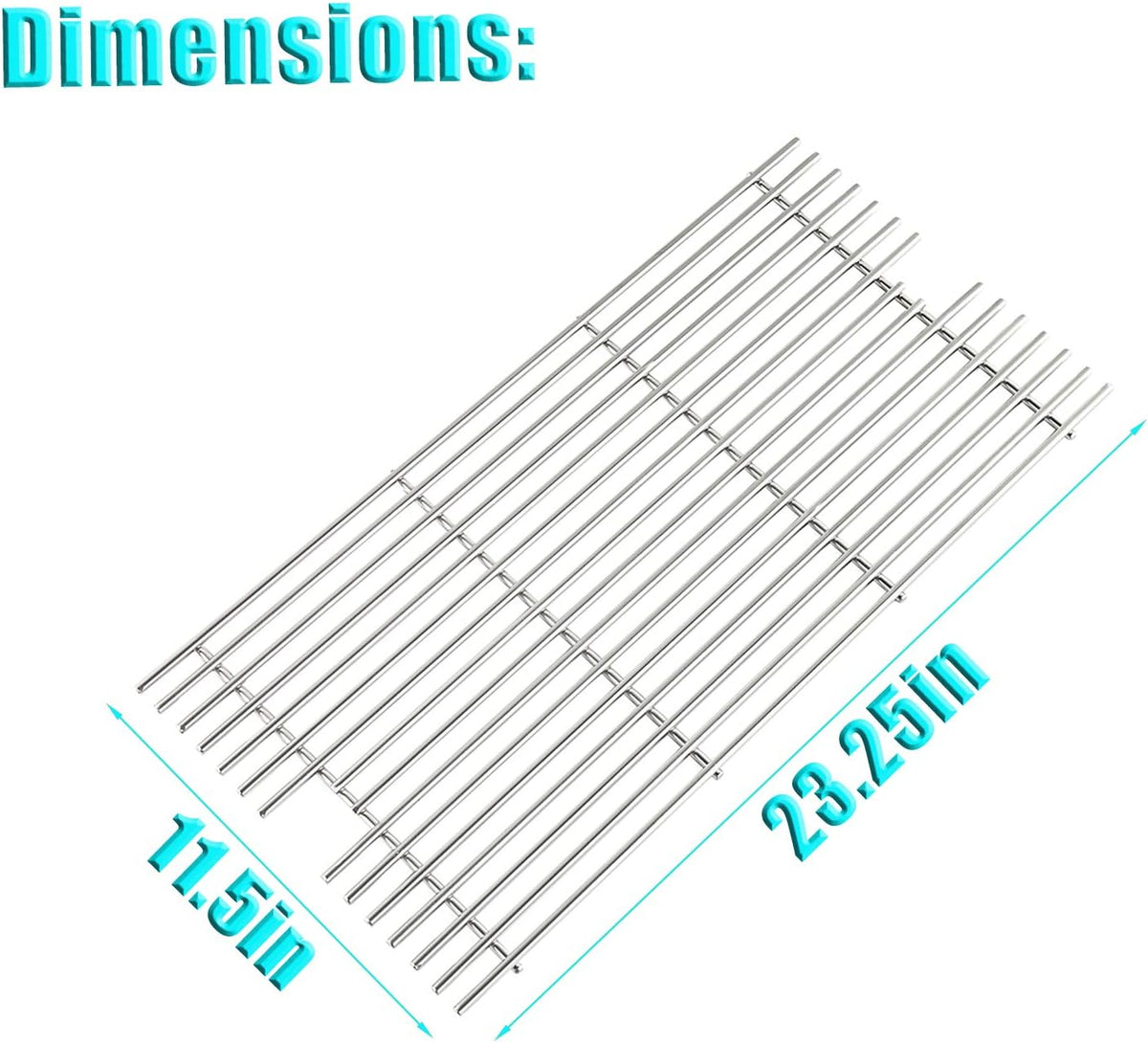23 1/4 x 23 Inch Cooking Grid Grates Kit for Viking VGBQ 30, VGBQ 41 ...
