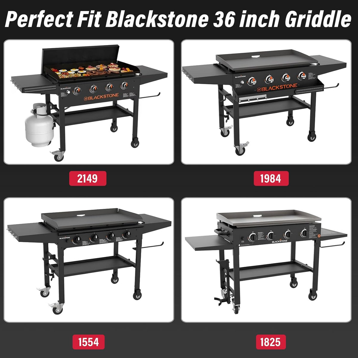Folding Front Shelf for Blackstone 36 Inch Griddle 2149 1984 1554 1825 ...