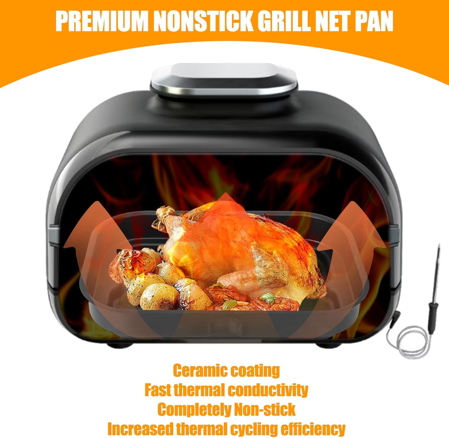 Griddle Pan Insert for Ninja Foodi FG551, DG651 and DG551 Smart XL Ind ...