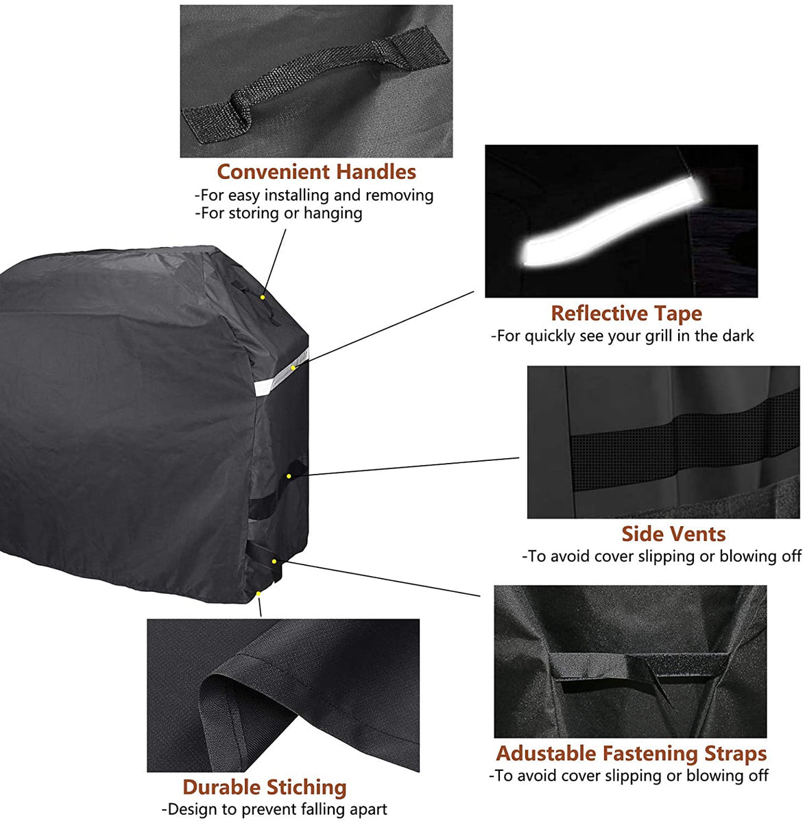 Grill Cover fits for Expert Grill Commodore Wood Pellet Smoker Grills ...