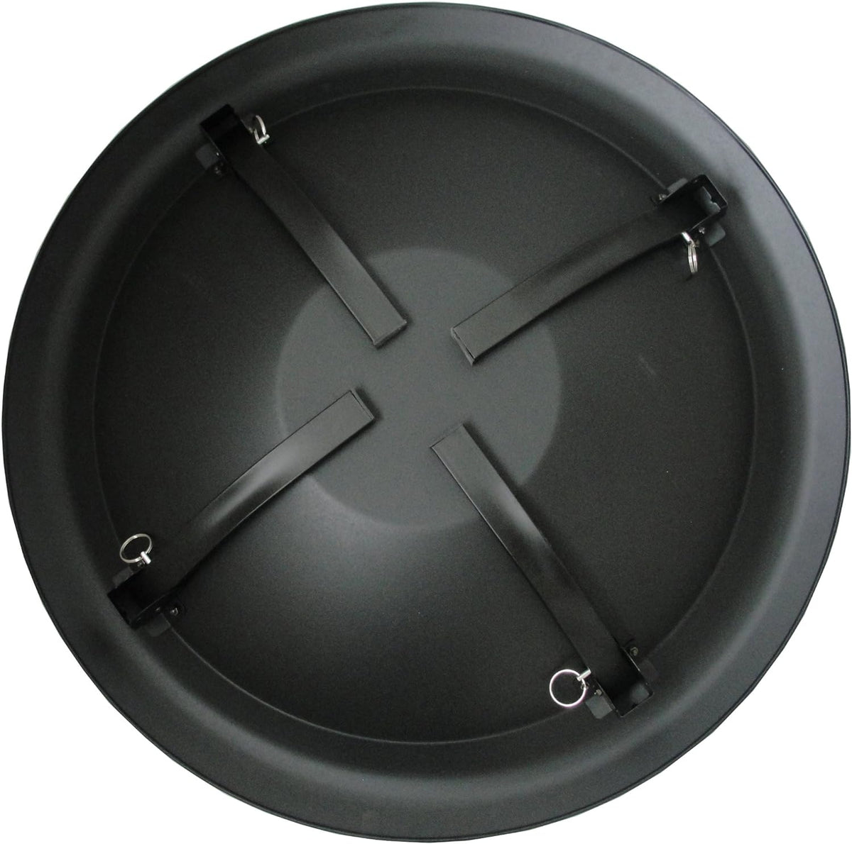29" Fire Pit Portable Folding Round Steel with Folding Legs Wood Burni ...