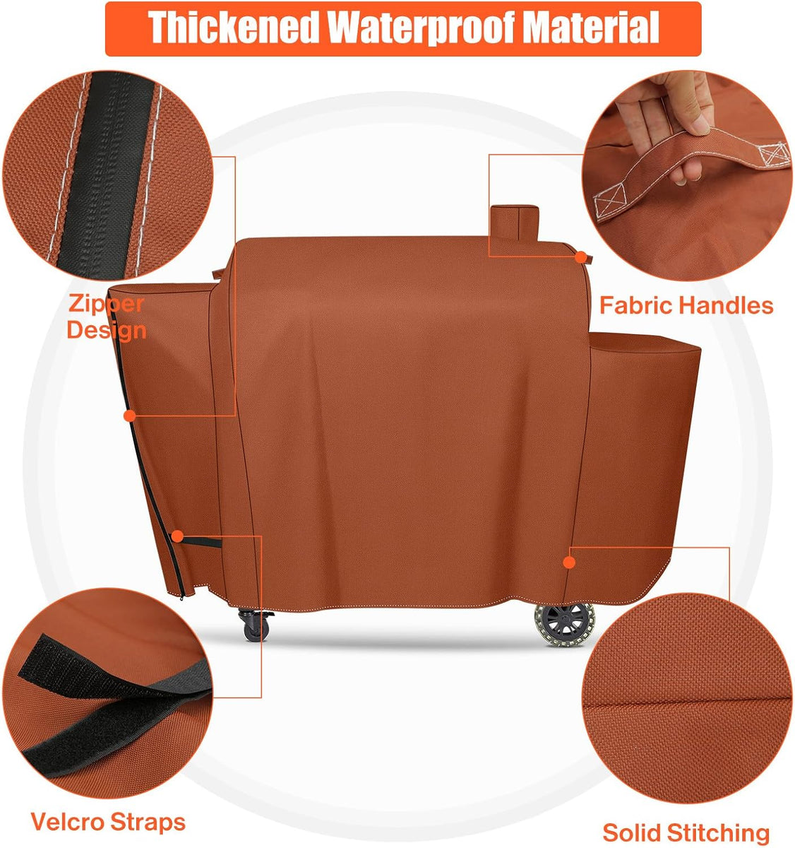 Grill Cover for Pit Boss Pro Series PB1100PSC1 PB1100PSC2 Triple-Funct ...