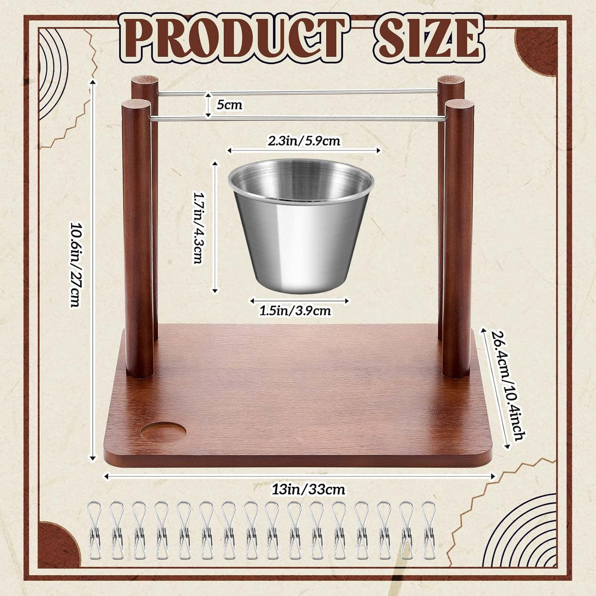 2 Rows Bacon Rack Tray 13 Inch Bacon Display Holder Simple, Hanger-Exq ...