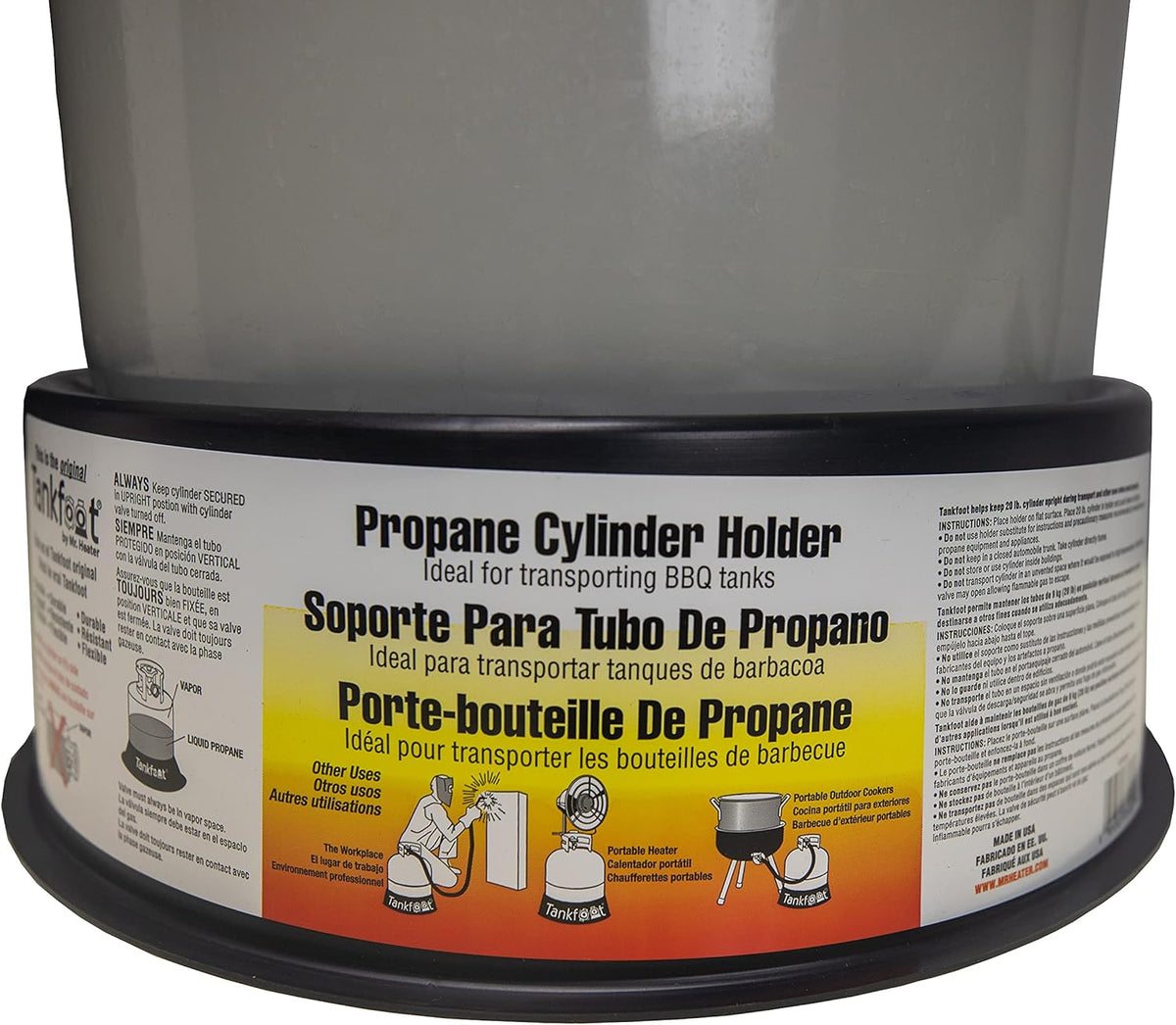 Propane Tankfoot/Stabilizer for Mr. Heater, Fits 20-Pound, 30-Pound an ...
