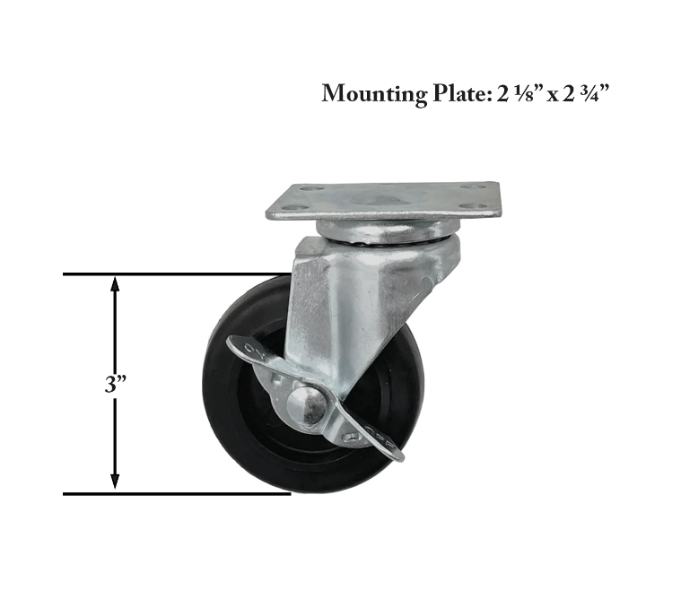 KIT0613 Caster Wheels fits for Traeger Timberline and Timberline XL Se ...