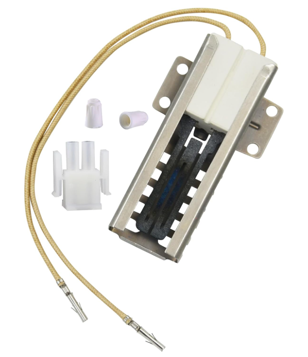 WB13K21 Gas Range Oven Igniter for GE Frigidaire Samsung NX58H5600SS ...