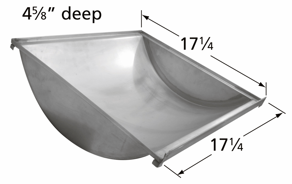 Replacement Stainless Steel Trough for Char-Broil 463250210 Red Infrar ...