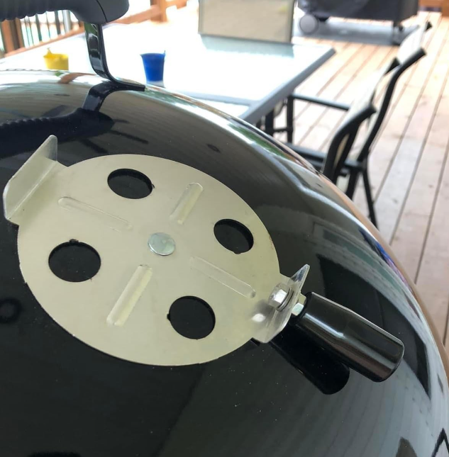 Cool Touch Damper Handle for Weber Smokey Mountain WSM Kettle Knob BBQ ...