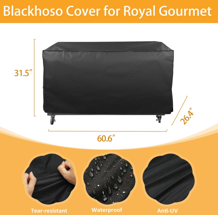 Grill Cover for Royal Gourmet Grill GD401, GD402, GB8000, GB8003, GB40 ...