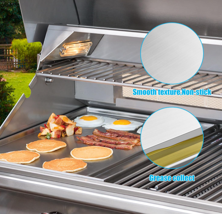 Stainless Steel Flat Top Griddle for Bull 30" 38" 46" Bull Grills, Hea ...