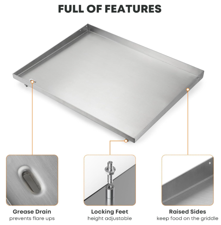 Stainless Steel Griddle Replacement Top for LoCo 26" 2-Burner Series I ...