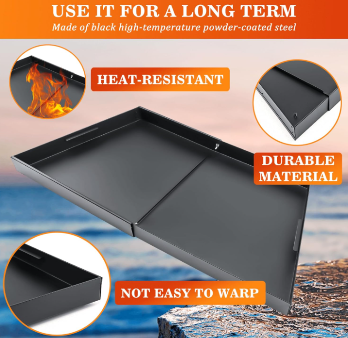 Adjustable Fireplace Tray Ash Pan - Mess Free Ash Removal, Fireplace A ...