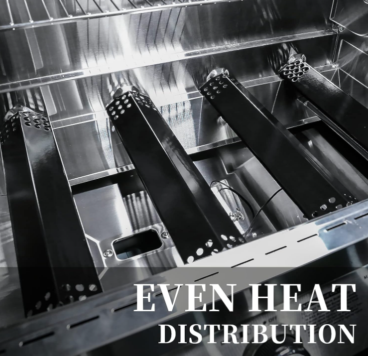 Heat Plates for Monument Grills 24367 35633 17842 Larger 4-Burner Prop ...