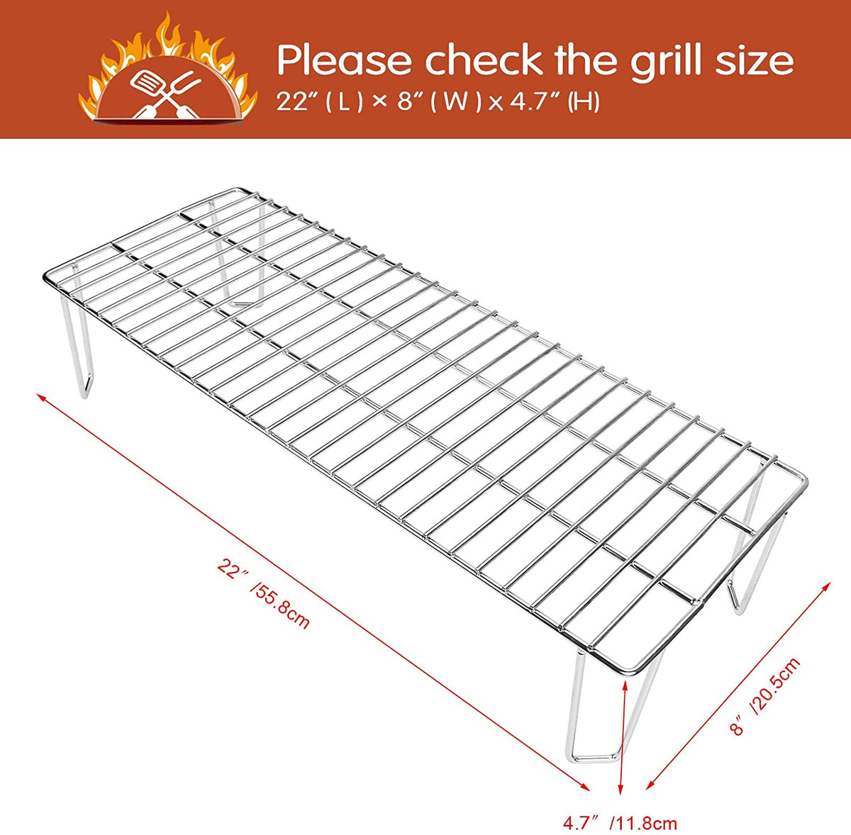 Grill Rack for GMG Green Mountain Grills Daniel Boone Pellet Grill, St ...