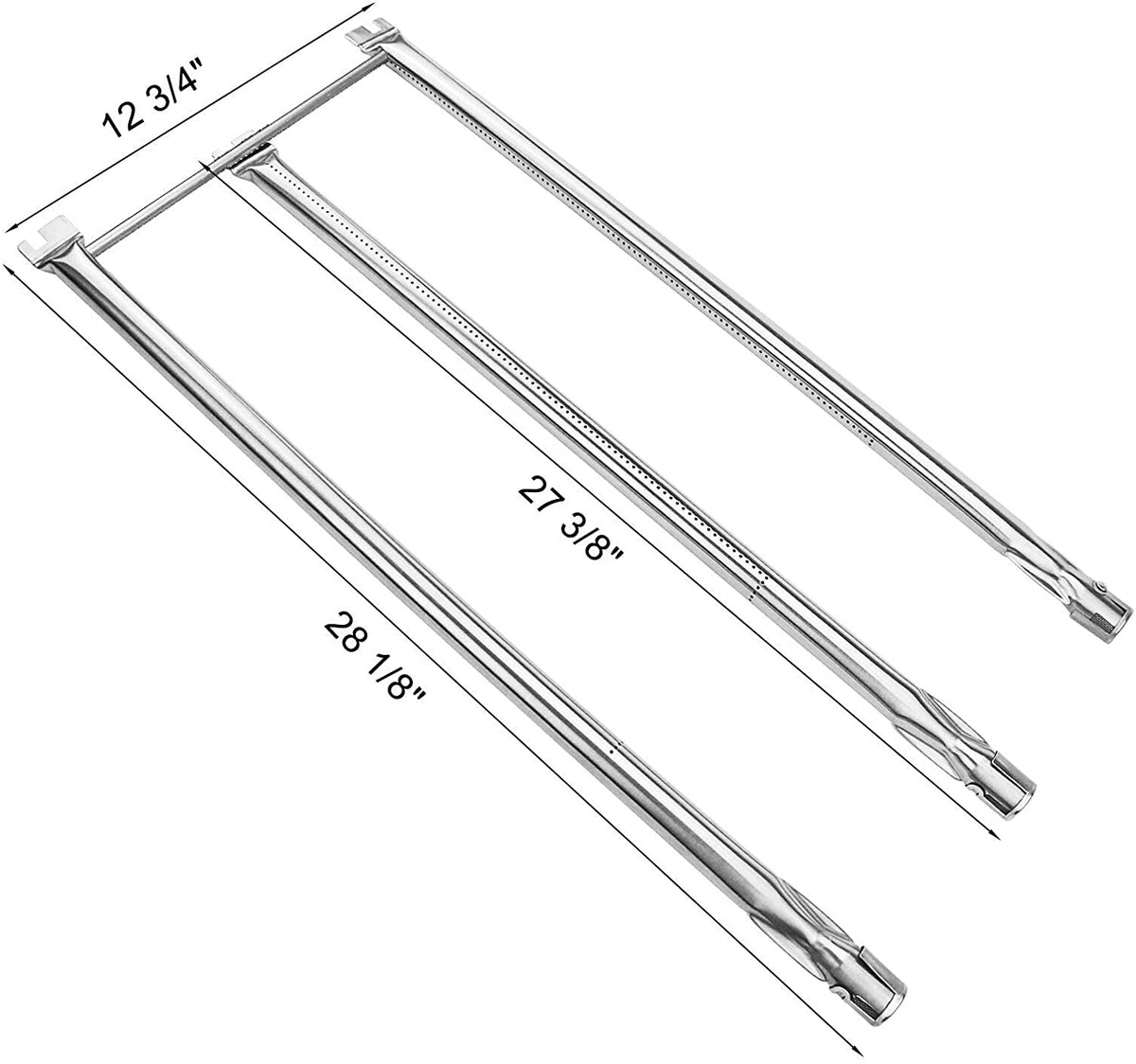 Burner Tube 7508 + Flavorizer Bars 7536 Kit for Weber Genesis Silver B ...