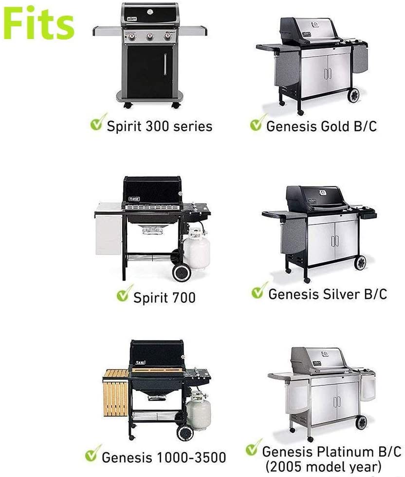 17.4'' Grill Cooking Grates 7525 for Weber Genesis Gold B, Gold C Gas ...