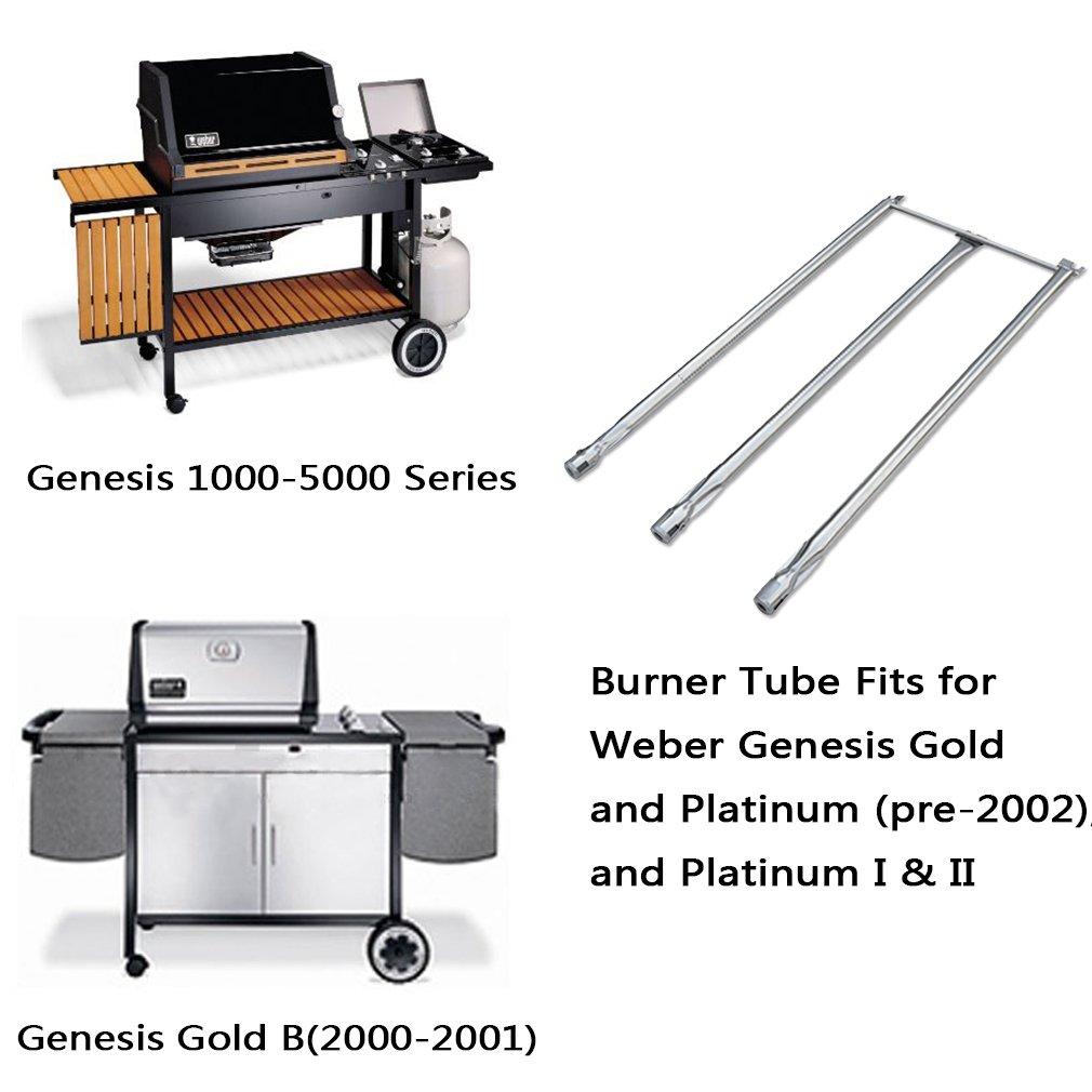 29 1/8'' Grill Burner for Weber Genesis 1000-5500, Genesis Gold, Plati ...
