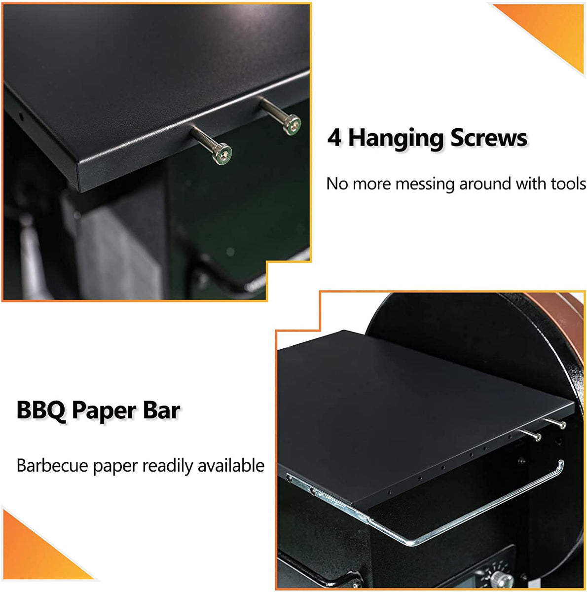 Side Table Shelf for Camp Chef PG24CL, DLX BBQ Pellet Smoker Grills ...