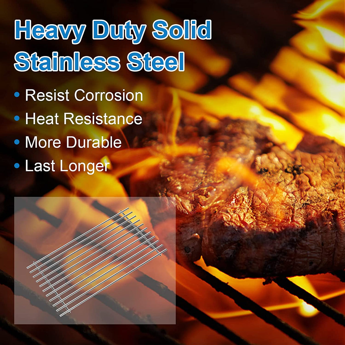 Cooking Grates for Char-Broil Performance 4 Burner 463342118, 46337621 ...