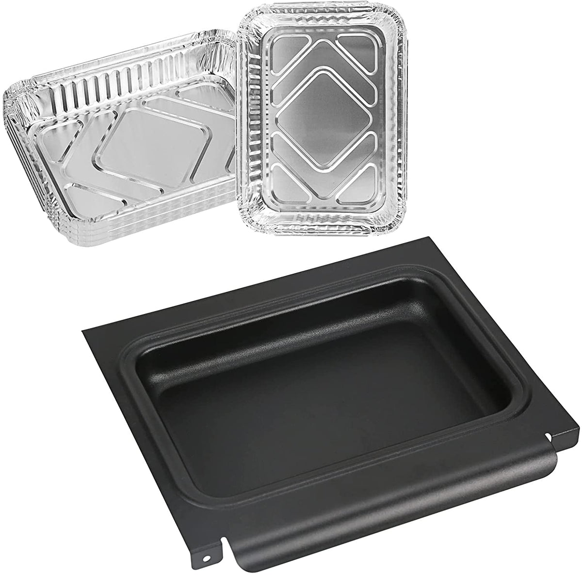 Weber Replacement Parts QuliMetal Grill Drip Pan With 20 Liners For ...